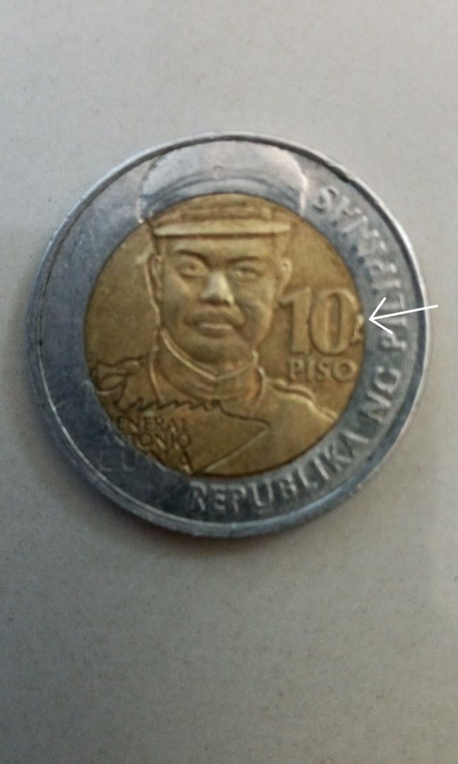 10 piso commemorative with error, 20 piso with error, Hobbies & Toys ...