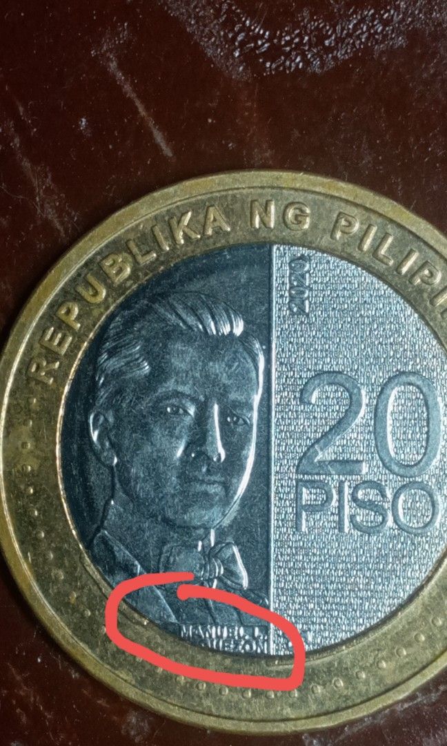 10 piso commemorative with error, 20 piso with error, Hobbies & Toys ...
