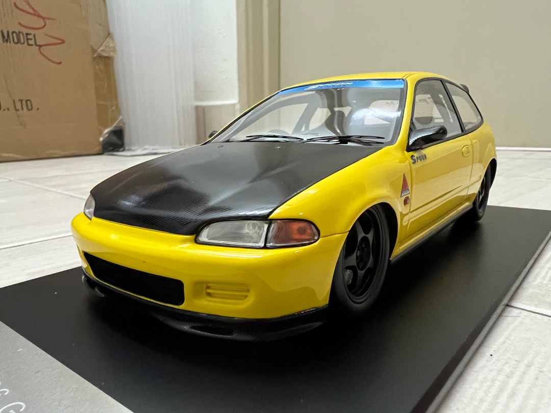1/18 Tarmac Honda Civic Spoon EG6 Group A, Hobbies & Toys, Toys & Games ...