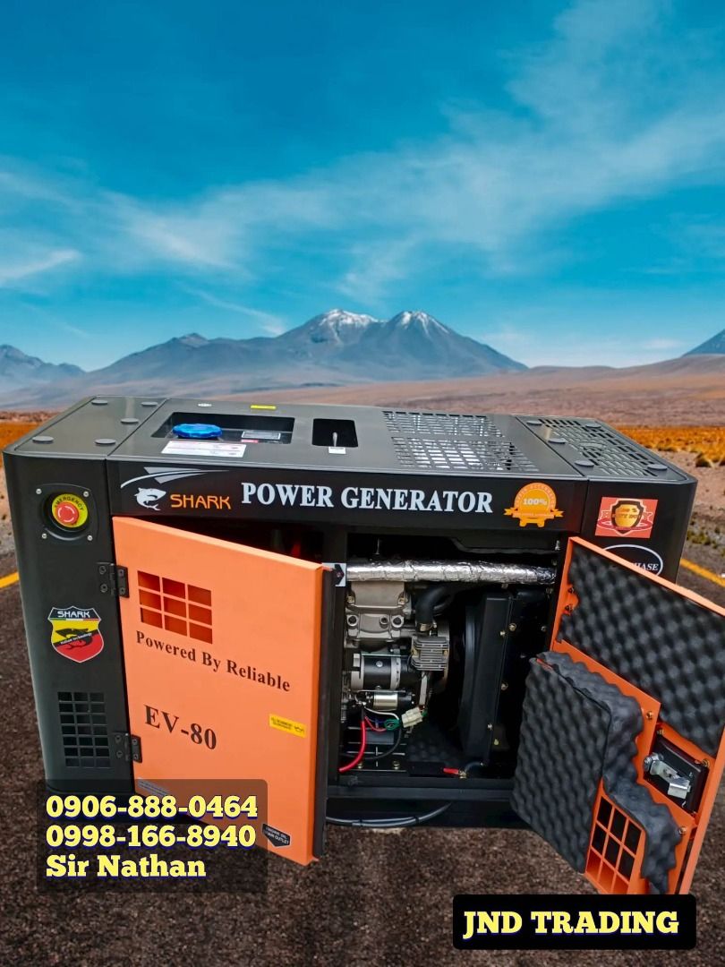 12 KVA Water Cooled Shark Silent Type Diesel Generator, Commercial ...