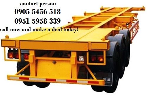 12 wheeler Skeletal Trailer - tri-axle, 40 feet - 40,000kg Load cap ...