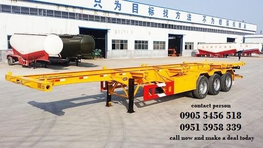 12 wheeler Skeletal Trailer - tri-axle, 40 feet - 40,000kg Load cap ...