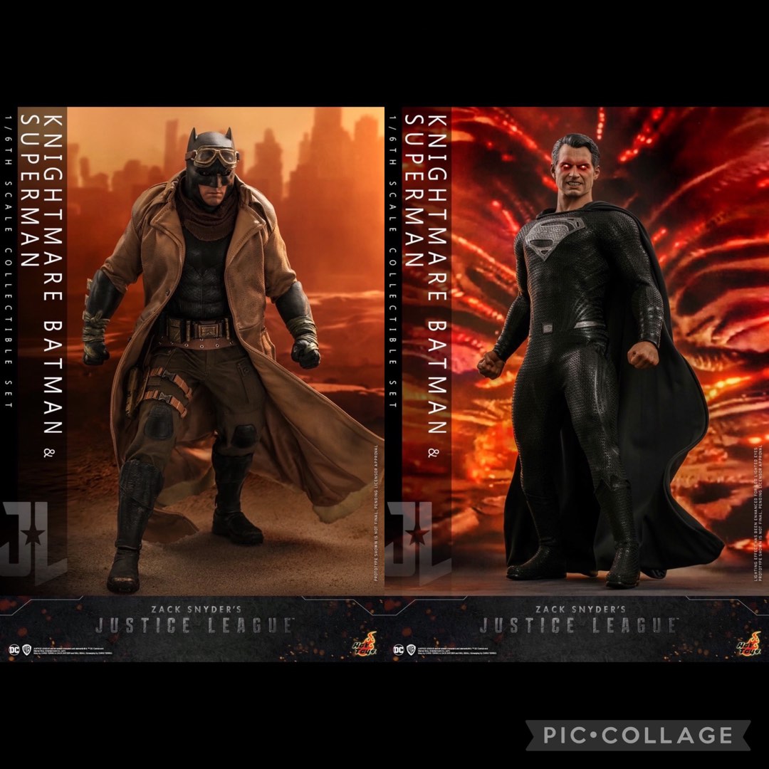 1/6 Hot Toys Superman Knightmare Batman Justice League, Hobbies & Toys ...