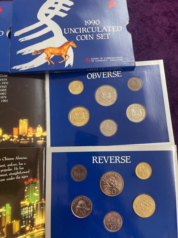 1990 uncirculated coin set, Hobbies & Toys, Memorabilia & Collectibles ...