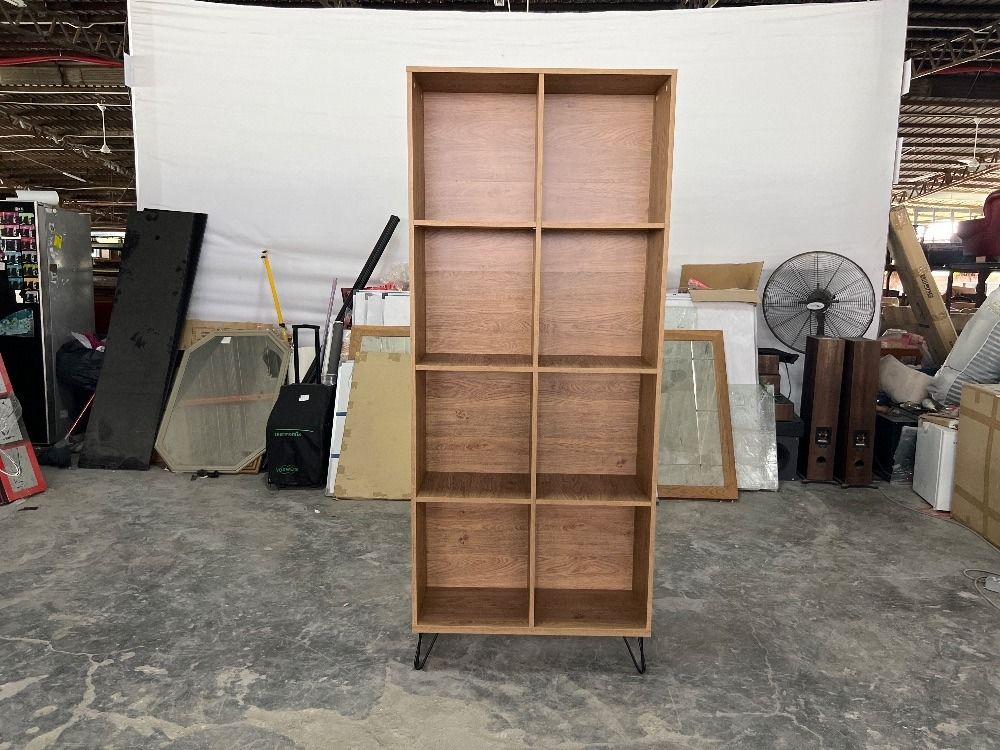 (F20041119) 2 by 4 Wooden Rack Light Brown Colour / 2 by 4 Rak Kayu ...