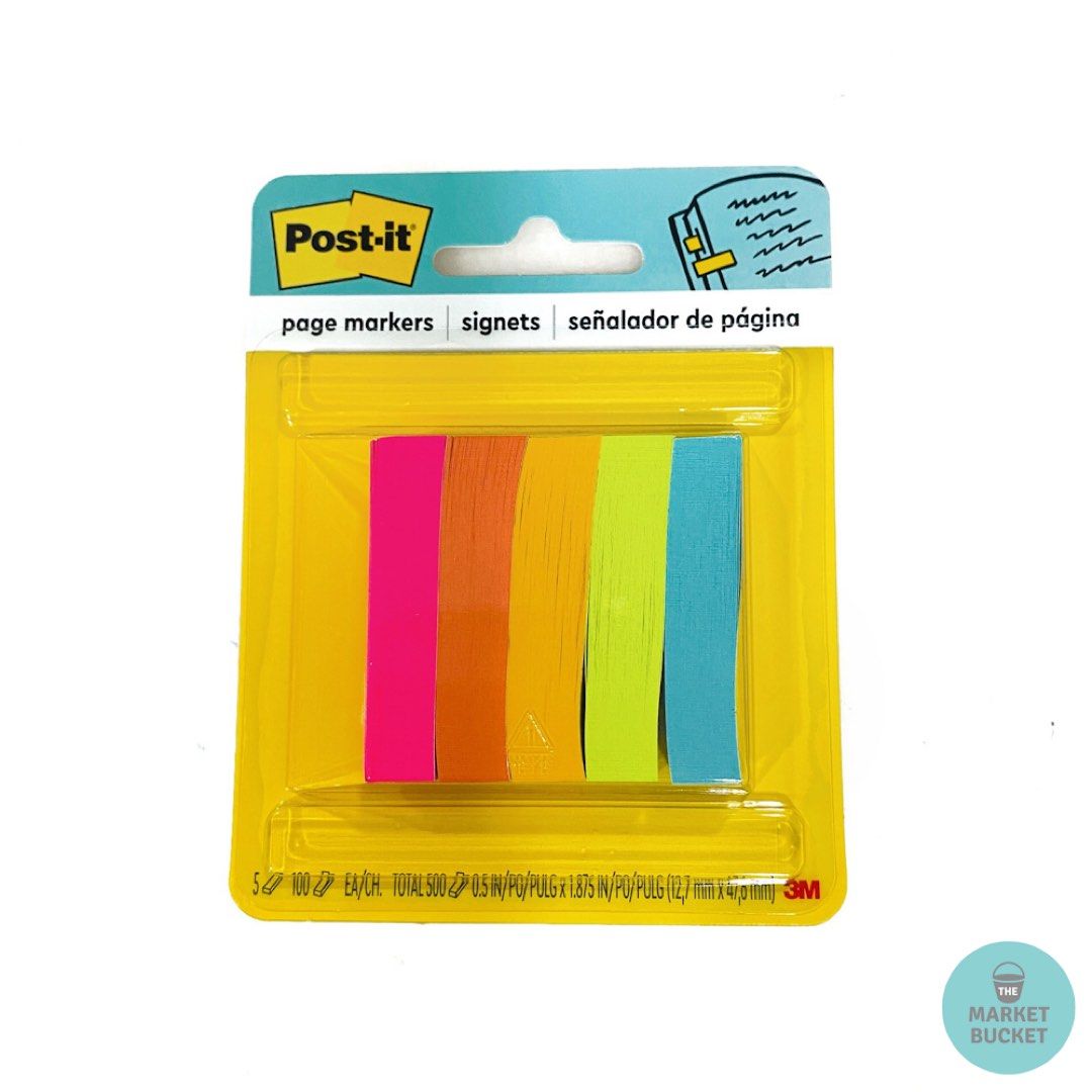 3M Post-It Page Markers 670-5AN, Hobbies & Toys, Stationary & Craft ...
