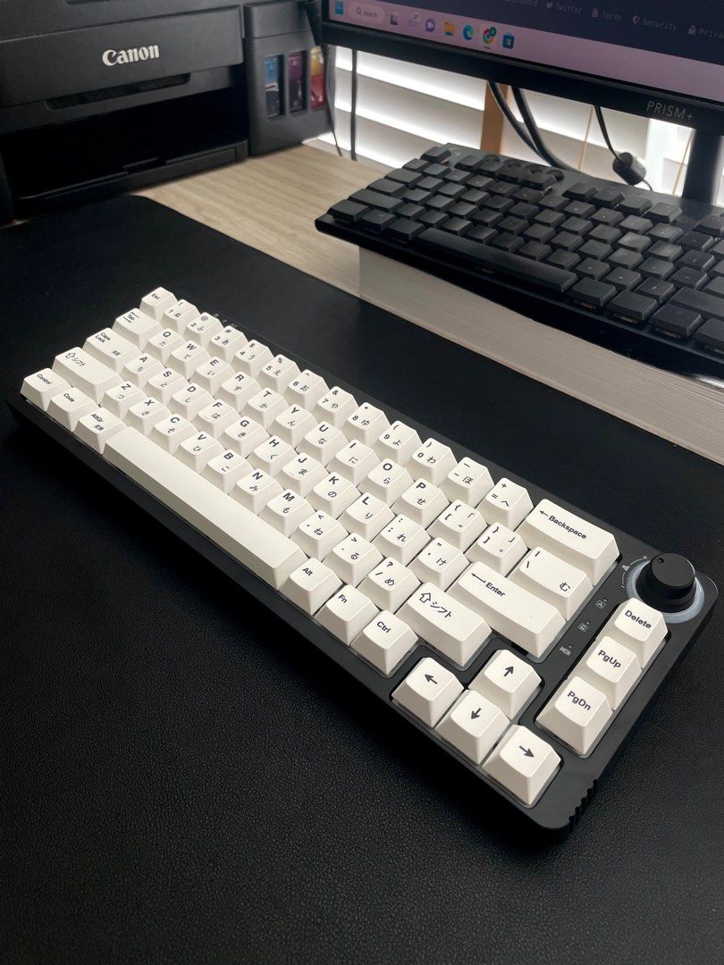 65% custom mechanical keyboard (Full white keycaps), Computers & Tech, Parts & Accessories ...
