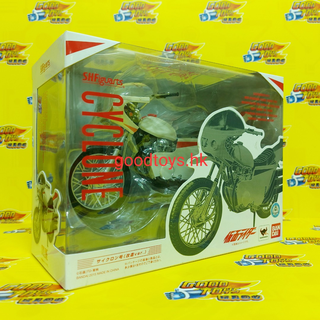 全新未開封 BANDAI 幪面超人 新2號 專用 SHF CYCLONE 旋風號改 電單車, 興趣及遊戲, 玩具 & 遊戲類 - Carousell
