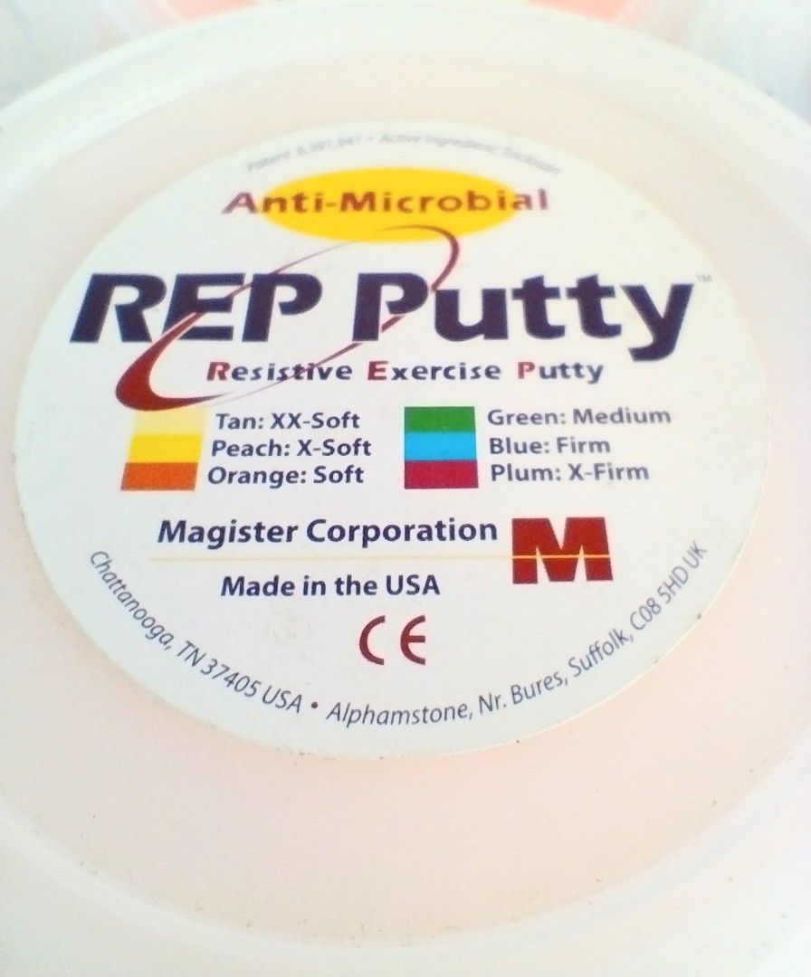 全新 美國製REP PUTTY 練力手膠 治療膠 復康黏土80g 物理治療 made in the USA, 健康及營養食用品, 按摩紓緩用品 ...