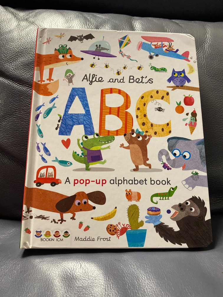 ABC pop up alphabet book, 興趣及遊戲, 書本 & 文具, 小朋友書 - Carousell