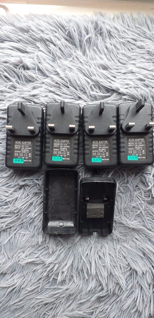 AC Adapter ( 12V DC 1.0A) empty cases, Computers & Tech, Parts ...