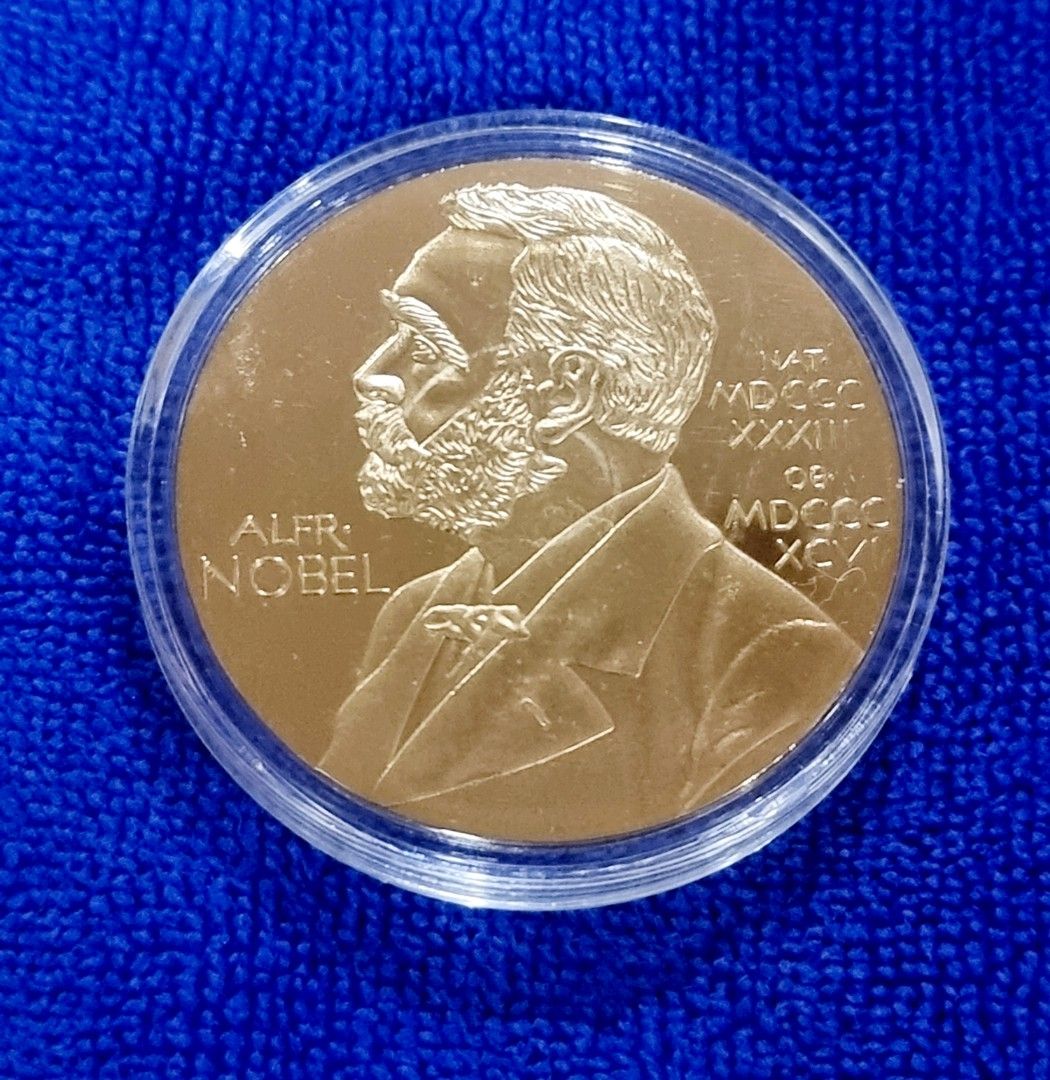 Alfred Nobel Commemorative coin, Hobbies & Toys, Memorabilia ...