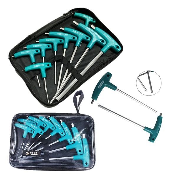 ALLEN KEY 9PCS T-HANDLE SET/ T-HANDLE ALLEN KEY METRIC 1.5-10MM /T ...