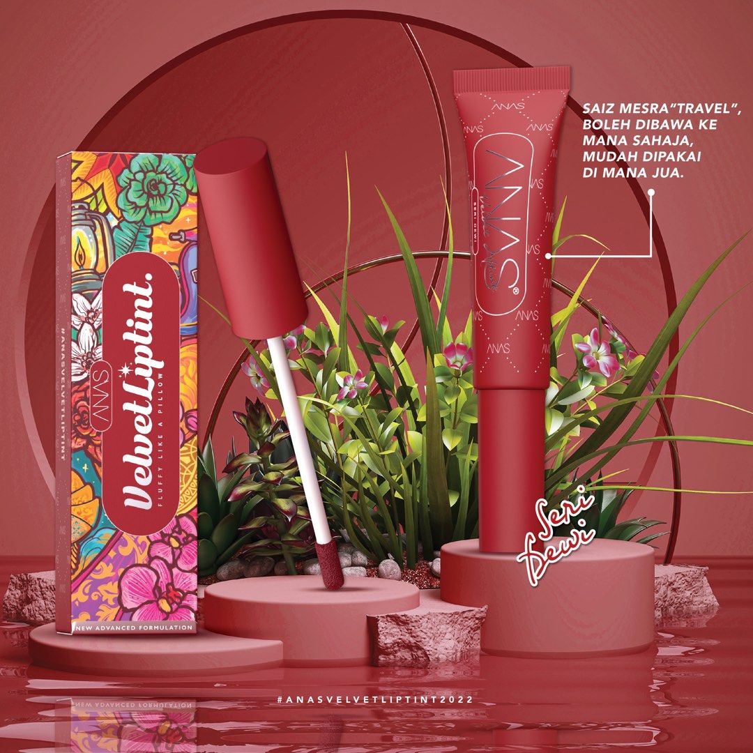 Anas Velvet Lip Tint, Beauty & Personal Care, Face, Makeup on Carousell
