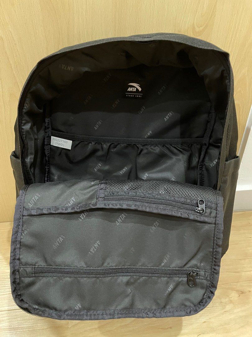 Anta Urban Travel Backpack - Black, Men's Fashion, Bags, Backpacks on ...