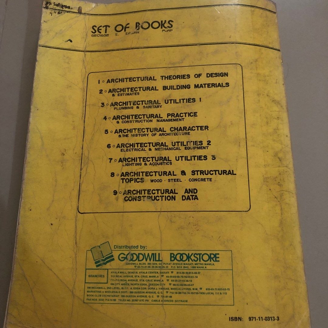 Architectural Theories and Design by George S. Salvan, Hobbies & Toys ...