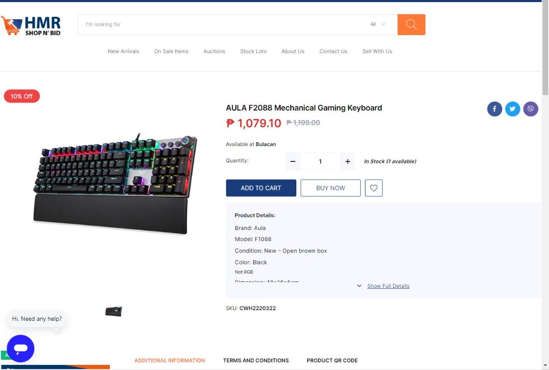 AULA F2088 Mechanical Gaming Keyboard, Computers & Tech, Parts ...