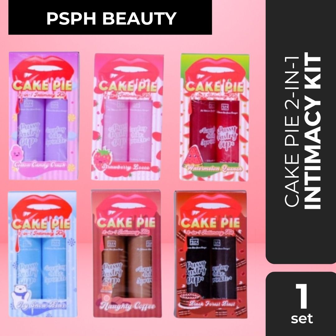 Authentic PSPH Beauty - Cake Pie 2-in-1 Intimacy Kit | Feminine Wash + Edible Spray (1 Set ...