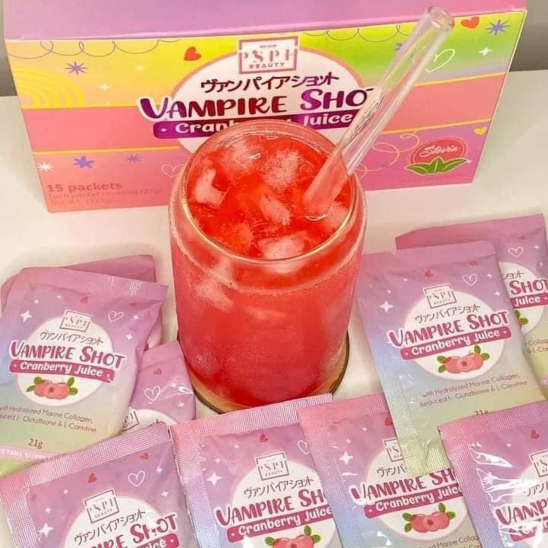 Authentic PSPH Beauty - Vampire Shot Cranberry Juice, Food & Drinks ...