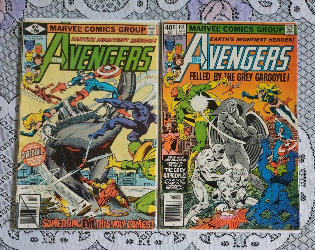 Avengers #190 - #191 Complete Story Arc (1979-1980), Hobbies & Toys ...
