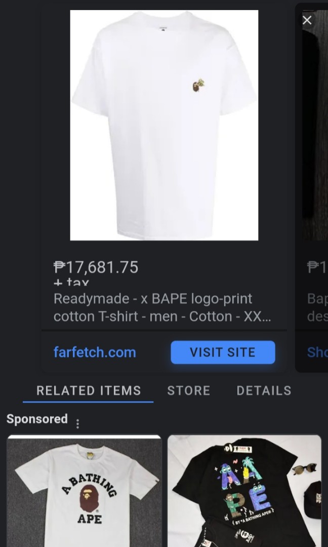 Bape X Readymade (Rare), Men's Fashion, Tops & Sets, Tshirts & Polo ...