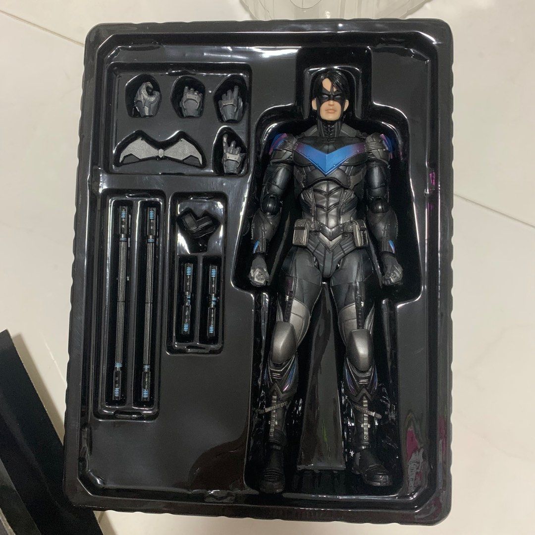 batman: arkham night nightwing play arts kai action figure, Hobbies ...