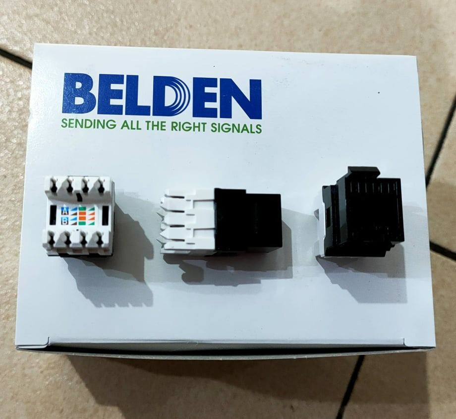 Belden Cat6 Information Outlet I/O, Computers & Tech, Parts ...