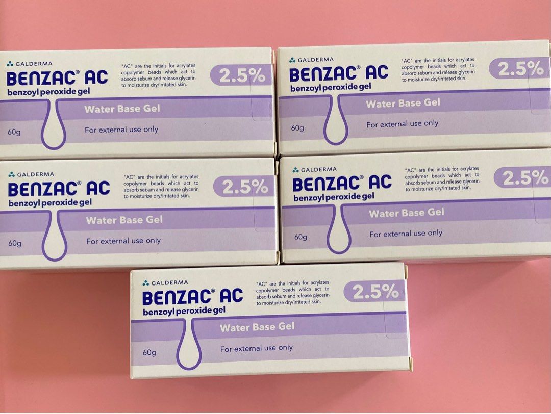 Benzac 2.5%, Beauty & Personal Care, Face, Face Care on Carousell
