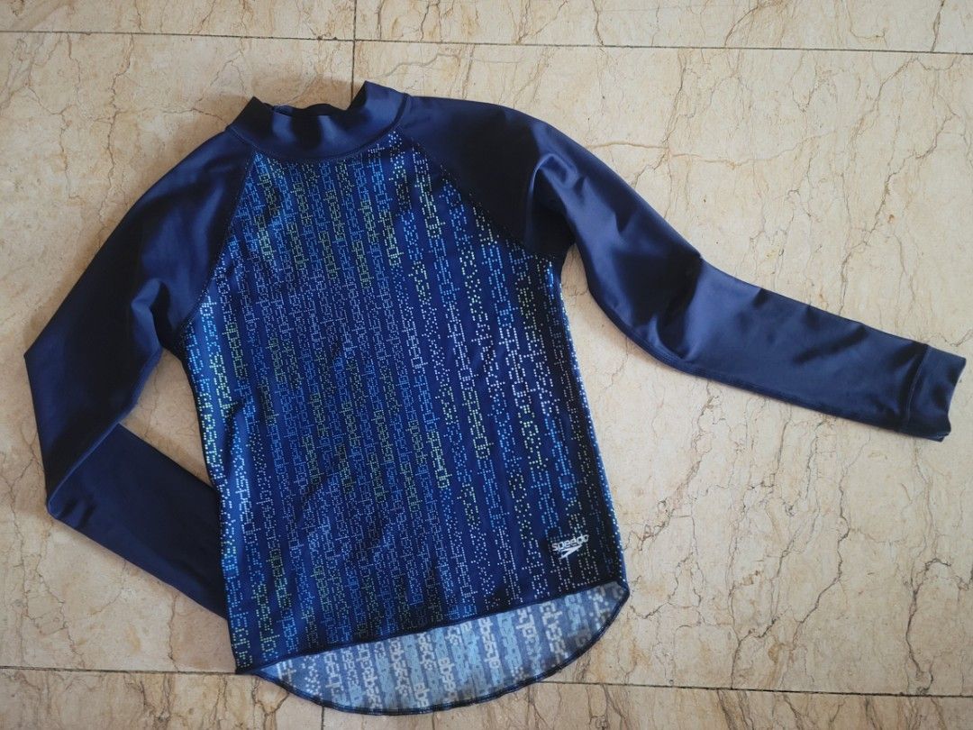 Speedo Unisex boy girl S size rash guard swimming watersports, Women's ...