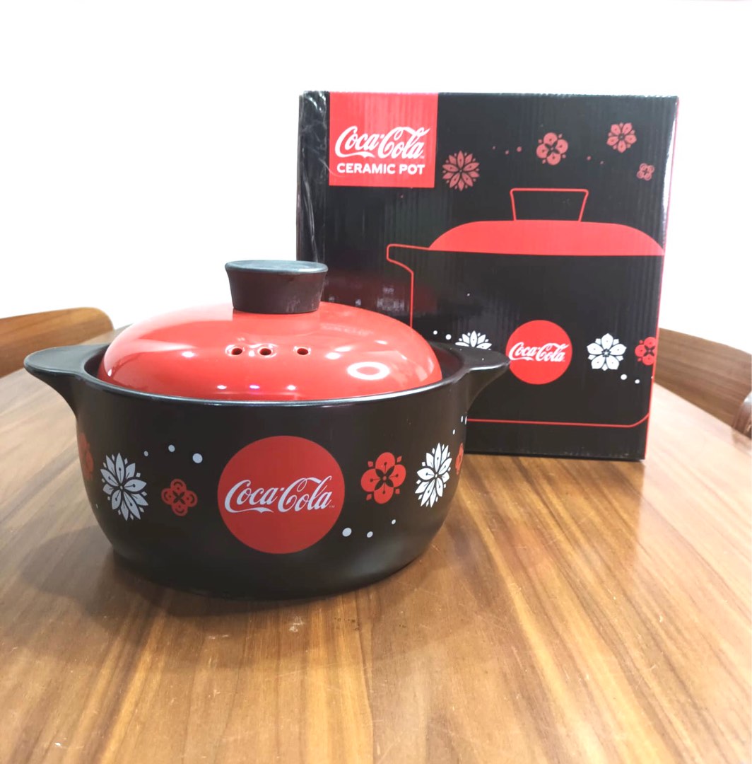 Brand new coca cola ceramic 3.5L ceramic pot., Furniture & Home Living ...