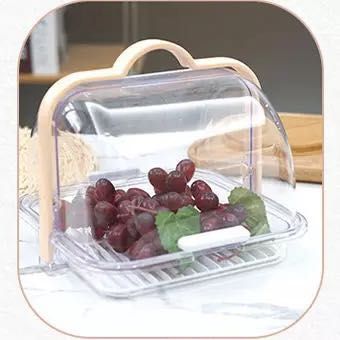 Bread Box Clear Acrylic Bread Box with cover Minimalist Box, Food ...