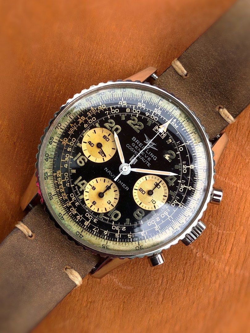 Breitling Navitimer Cosmonaute Ref.809 LIP Double Signed Chronograph ...