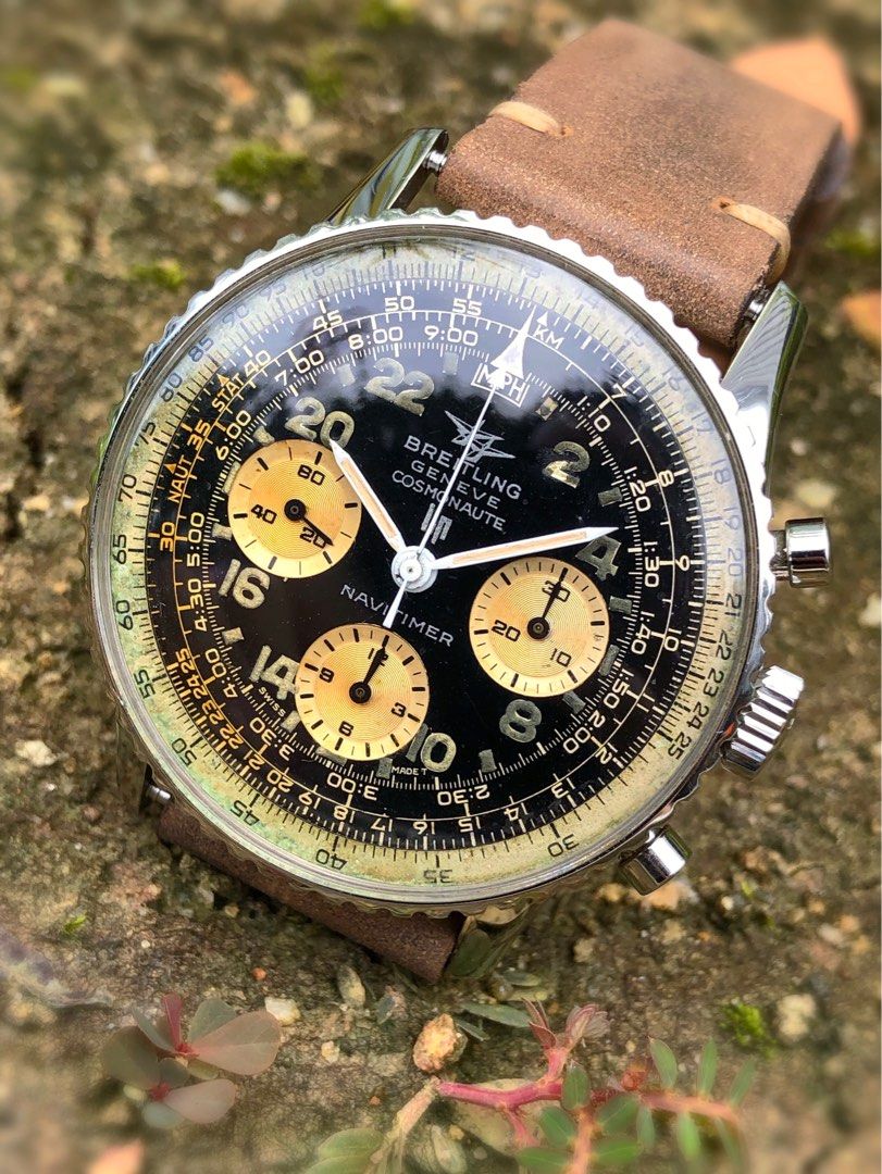 Breitling Navitimer Cosmonaute Ref.809 LIP Double Signed Chronograph ...