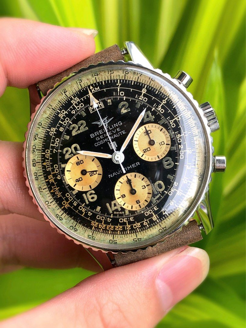 Breitling Navitimer Cosmonaute Ref.809 LIP Double Signed Chronograph ...