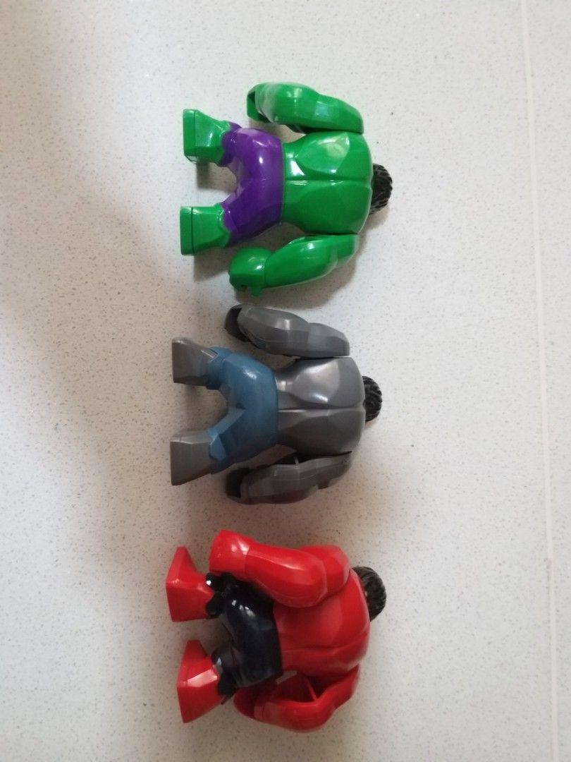 Brick Hulk, Red, Green and Grey, Hobbies & Toys, Toys & Games on Carousell