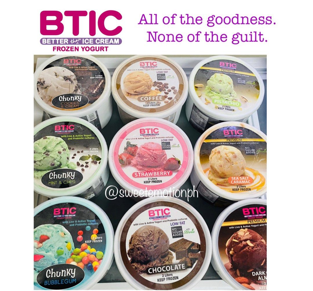 BTIC Frozen Yogurt All of the goodness. None of the guilt. 😋🍦💜💕, Food ...