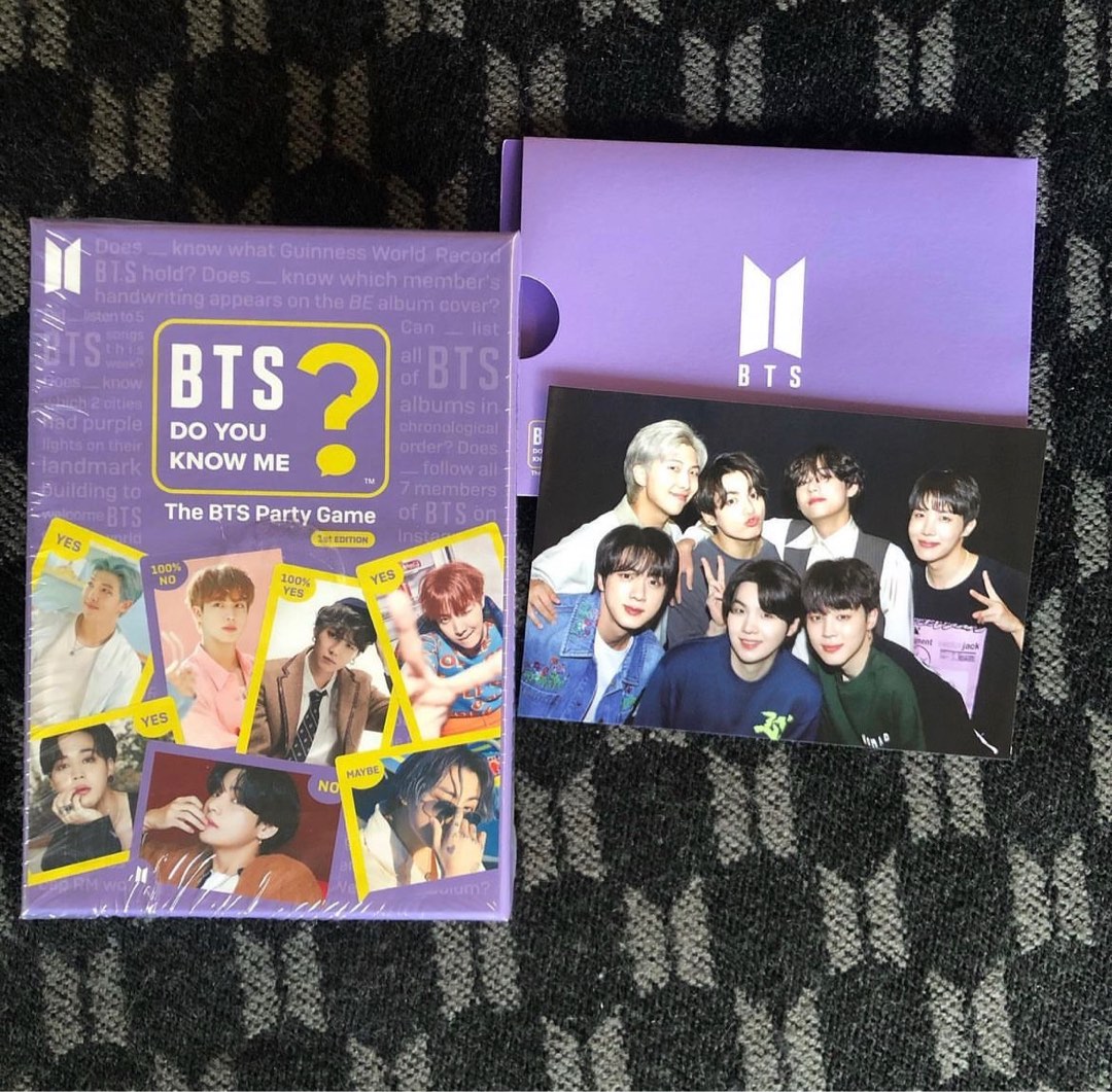BTS Do You Know Me Playing Cards with POB, Hobbies & Toys, Memorabilia ...