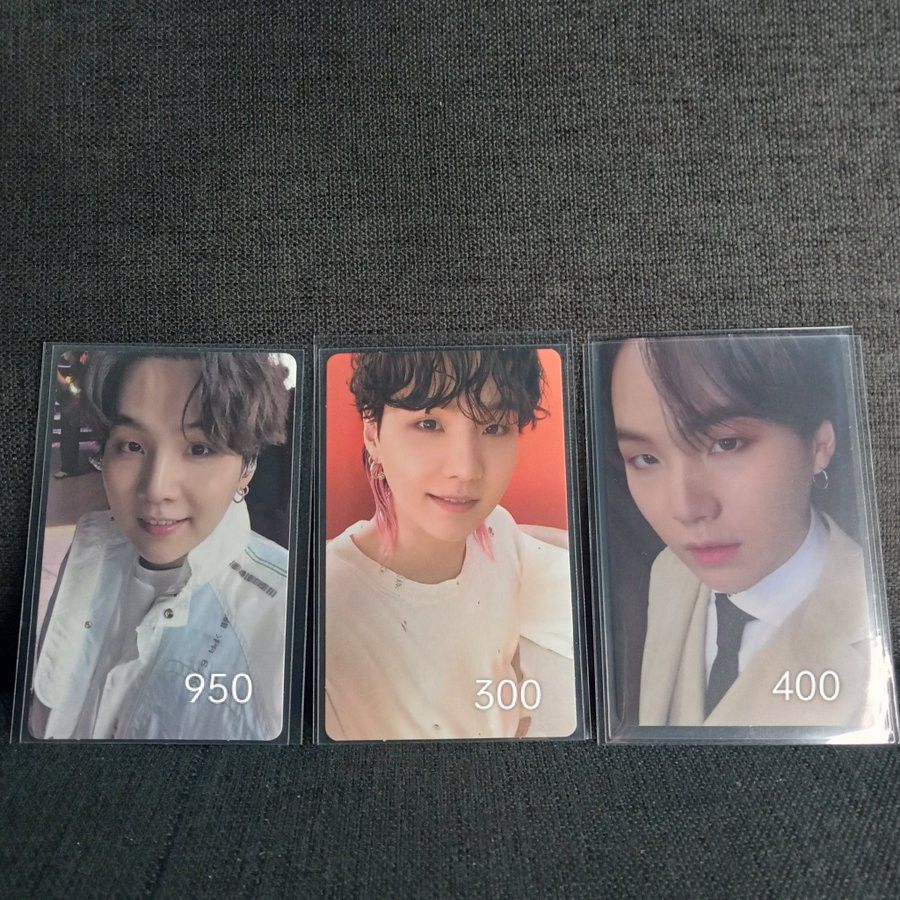 BTS SUGA PHOTOCARDS, Hobbies & Toys, Memorabilia & Collectibles, K-Wave ...