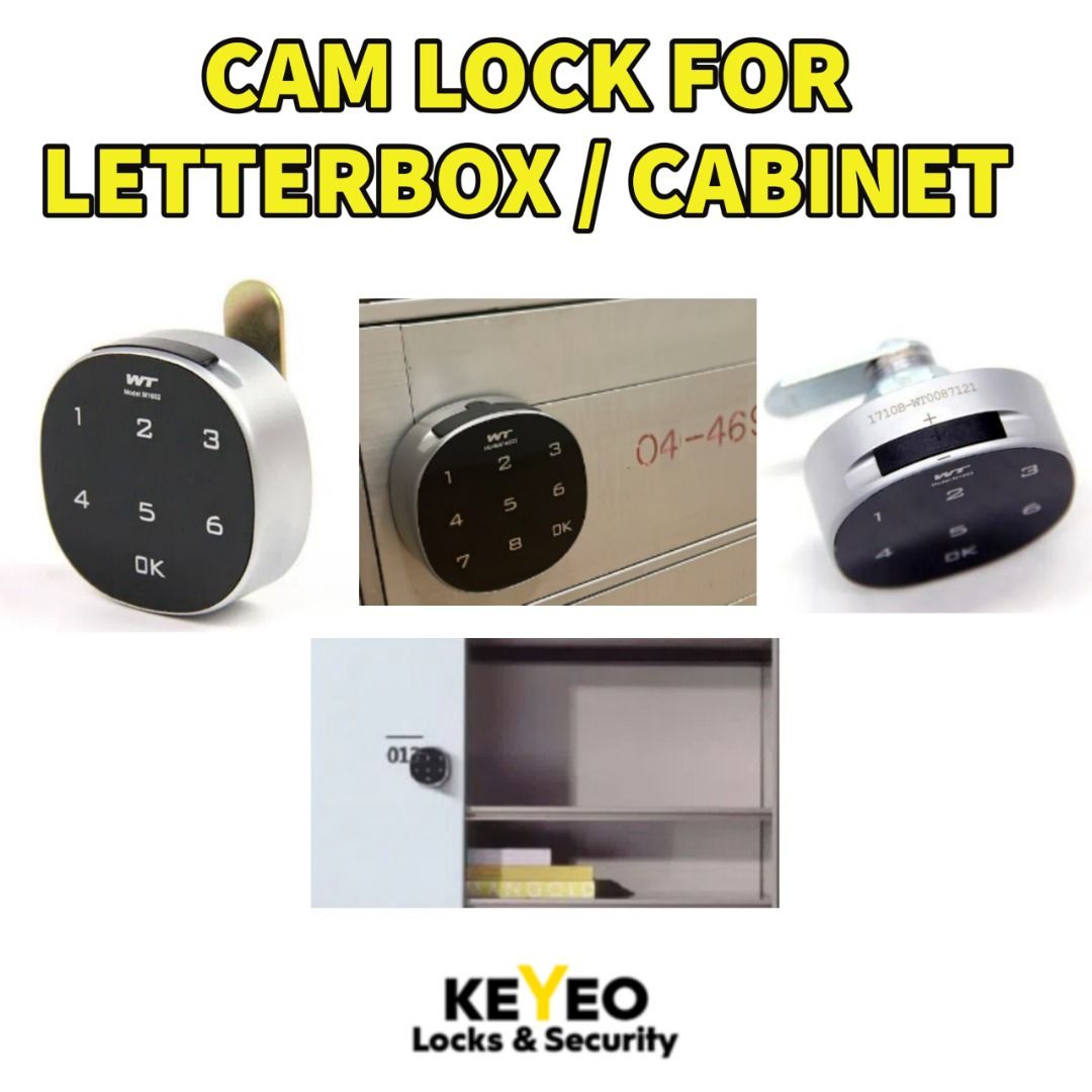 Cam Lock for Cabinet / LetterBox / Mailbox, Furniture & Home Living ...