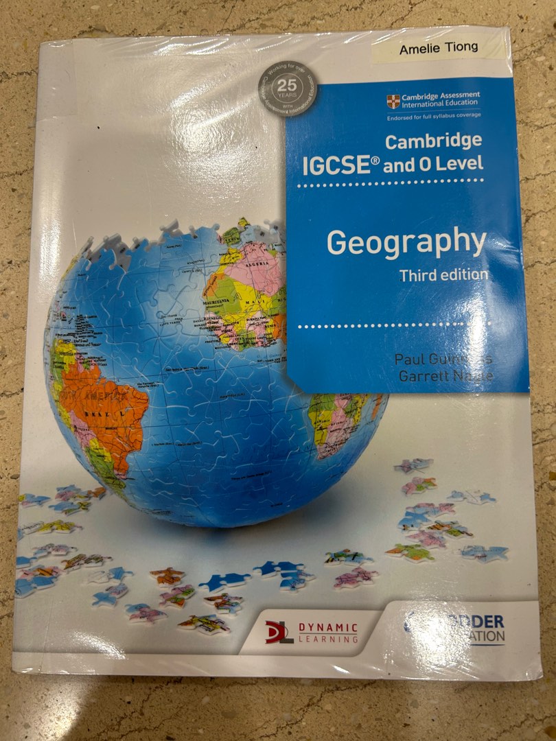 Cambridge O Level Geography textbook 3rd edition, Hobbies & Toys, Books ...