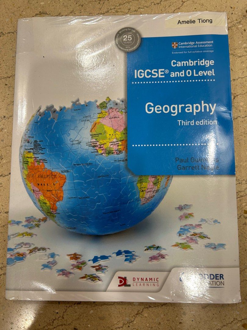 Cambridge O Level Geography textbook 3rd edition, Hobbies & Toys, Books ...