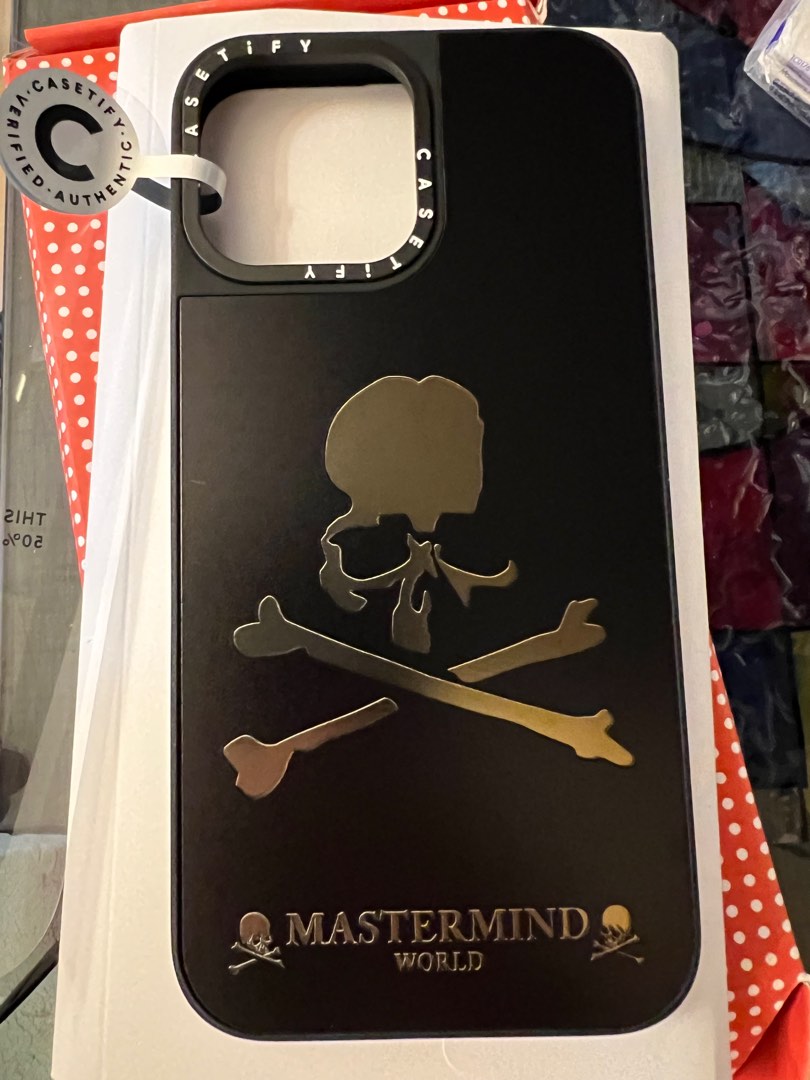 CASETiFY x MASTERMIND iPhone 13 Pro Max Case(黑金版)全新, 手提電話, 電話＆平板電腦配件, 手 ...