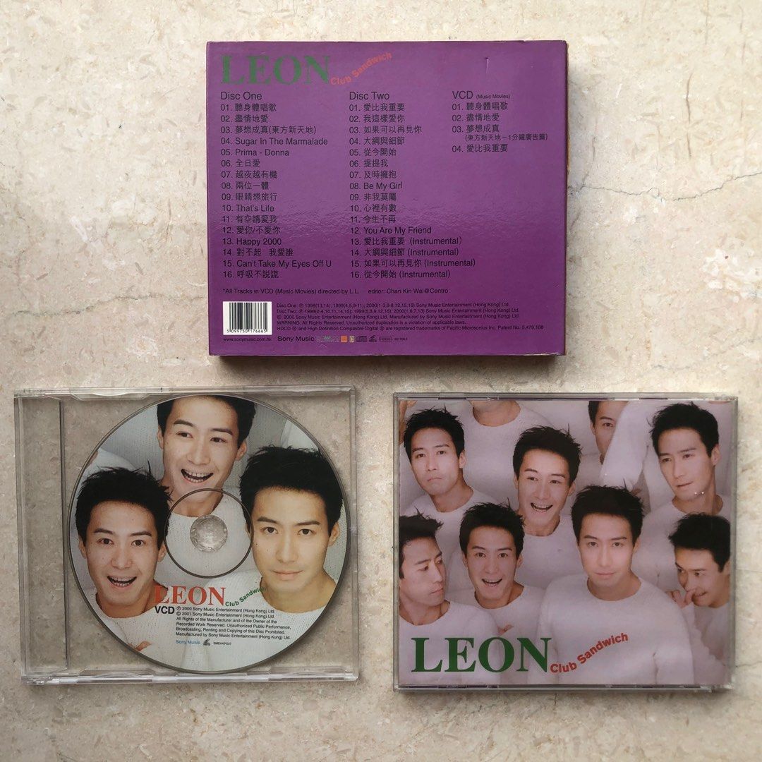 CD丨黎明 Leon Club Sandwich 精選 (2CD+VCD), 興趣及遊戲, 音樂樂器 & 配件, 音樂與媒體 - CD 及 ...