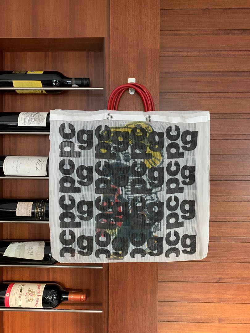 絕版 // CDG Comme des Garcons monogram market bag, 名牌, 手袋及銀包 - Carousell