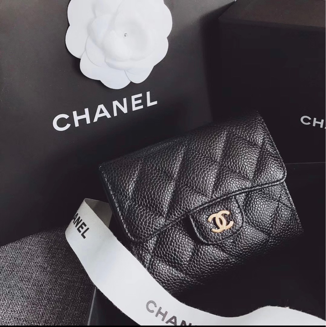 Chanel classic small wallet caviar , Women's Fashion, Bags & Wallets ...