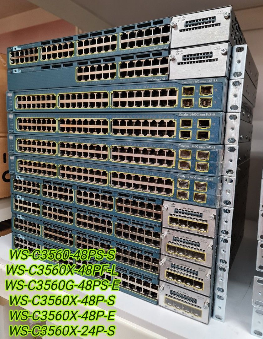 Cisco Catalyst 3560X & 3560 Series, Computers & Tech, Office & Business ...