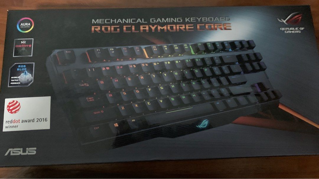 CLEARANCE-NEW-ASUS ROG CLAYMORE CORE - MX CHERRY MECHANICAL GAMING ...