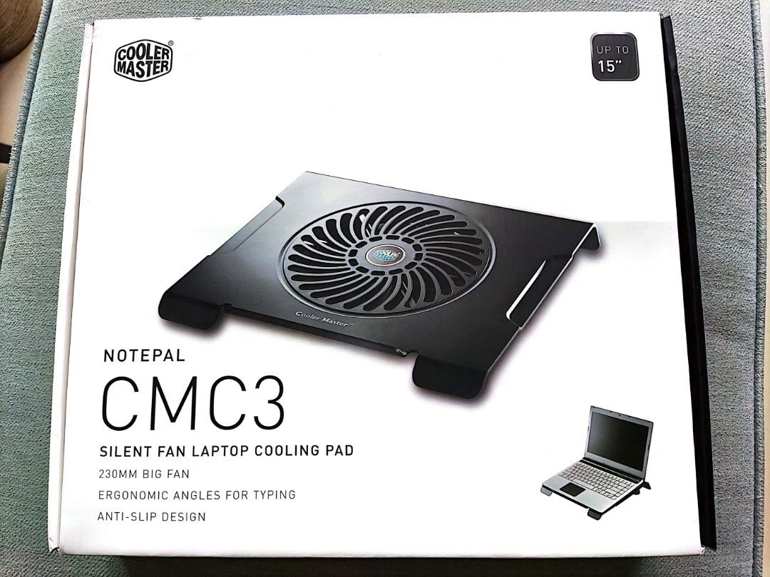 Cooler Master NotePal CMC3 Laptop Cooling Pad, Computers & Tech, Parts ...