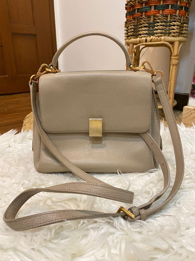 Couronne Taupe Top-Handle Bag with Sling, Women's Fashion, Bags ...