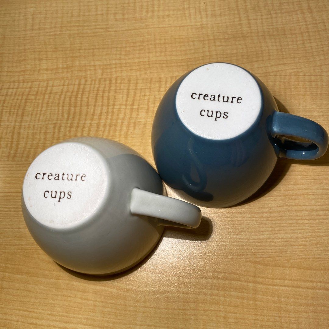 Creature cups mugs set dolphin tail and crocodile, Furniture & Home Living, Kitchenware ...